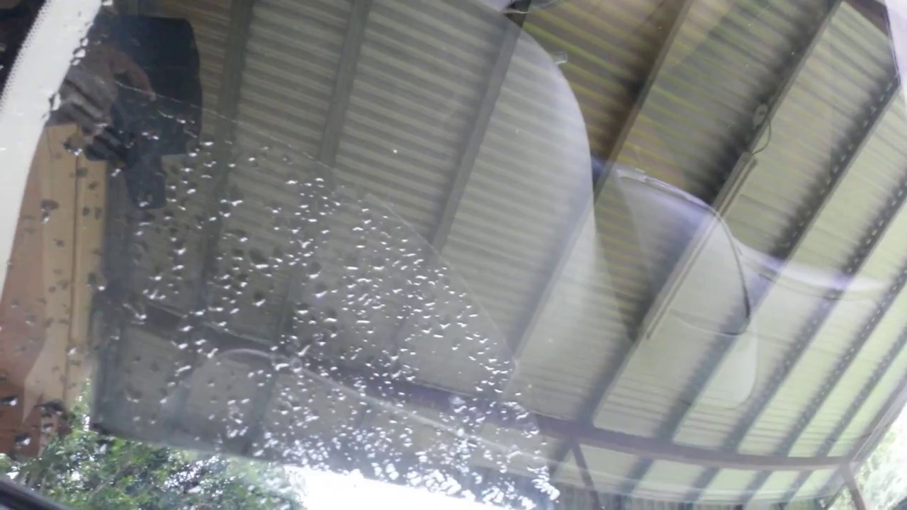 037 Car Windshield Drying Pattern - YouTube