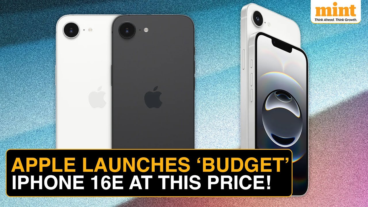 iPhone 16e Launch: Apple Unveils Its Latest iPhone For ₹XX,900 | Here ...