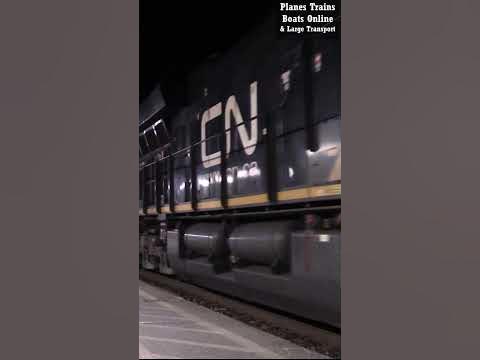 #shorts Manifest Train CN A491 CN 3254 & CN 3970 Locomotives Strathroy Sub #railfans - YouTube