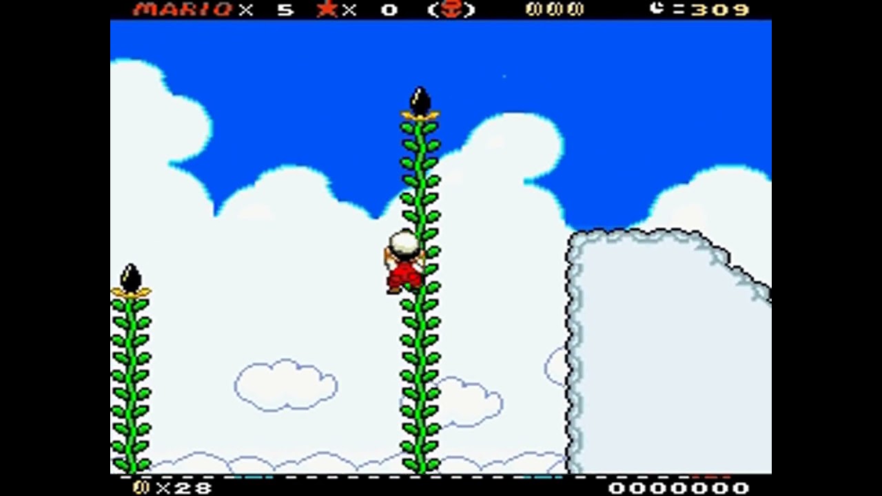 SMW Custom Level - Heavenly Sky Cloud - YouTube