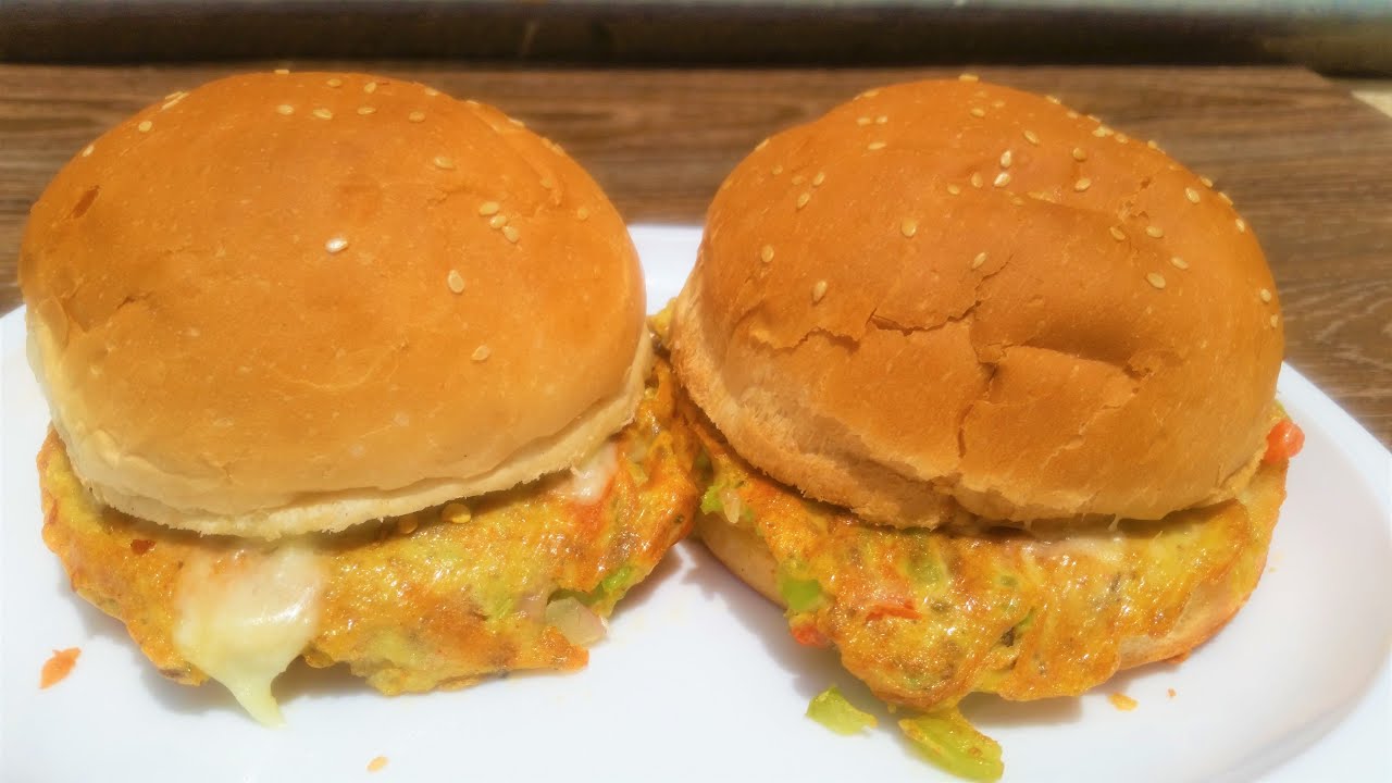 Omelette Cheese Burger I Easy & Healthy Breakfast Recipe I Cook With ...