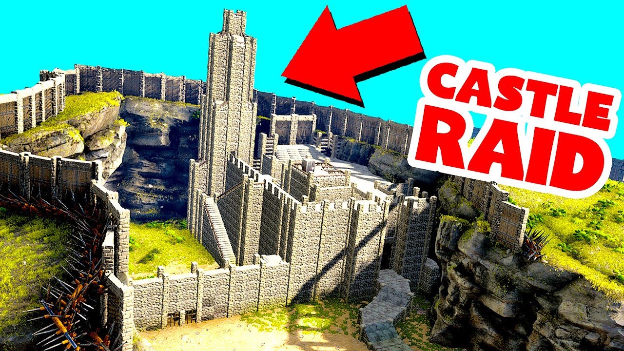 EVERYONE ON THE SERVER RAIDED THIS BASE! BIGGEST RAID ON ARK! (Ark ...