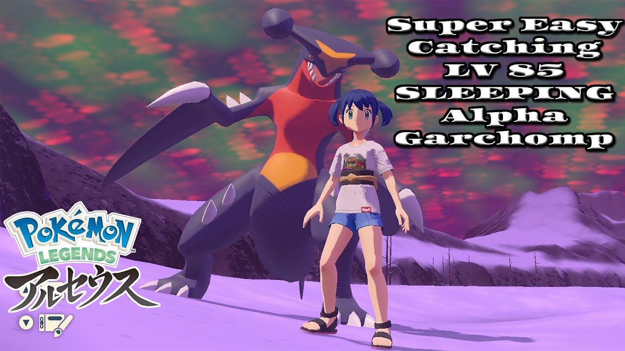 Pokémon Legends: Arceus - Super Easy Catching LV 85 SLEEPING Alpha ...