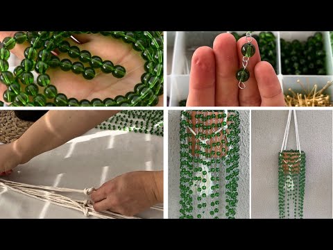 🌺 Boncukla Tesbih Çiçeği (inci tanesi) Nasıl Yapılır? | DIY Kolay ve Şık Çiçek Yapımı