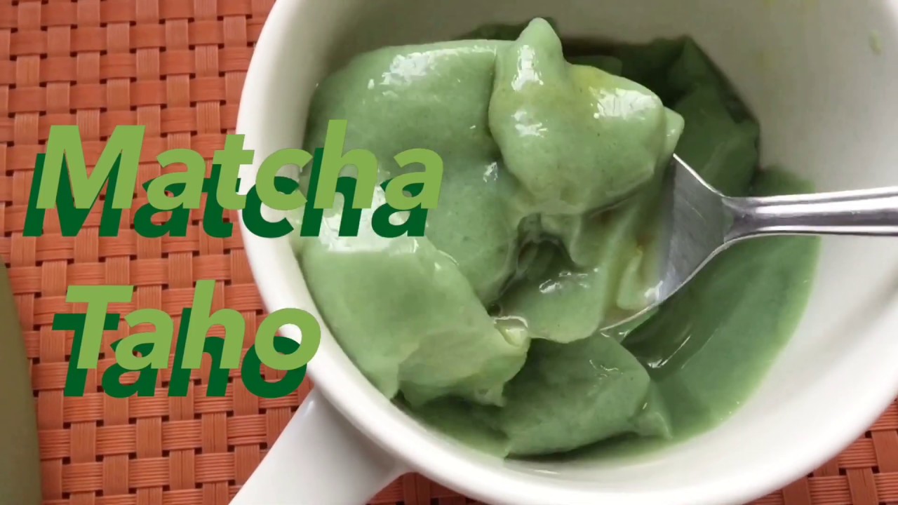 5 Ingredients Matcha Taho/ Homemade / Step by step - YouTube