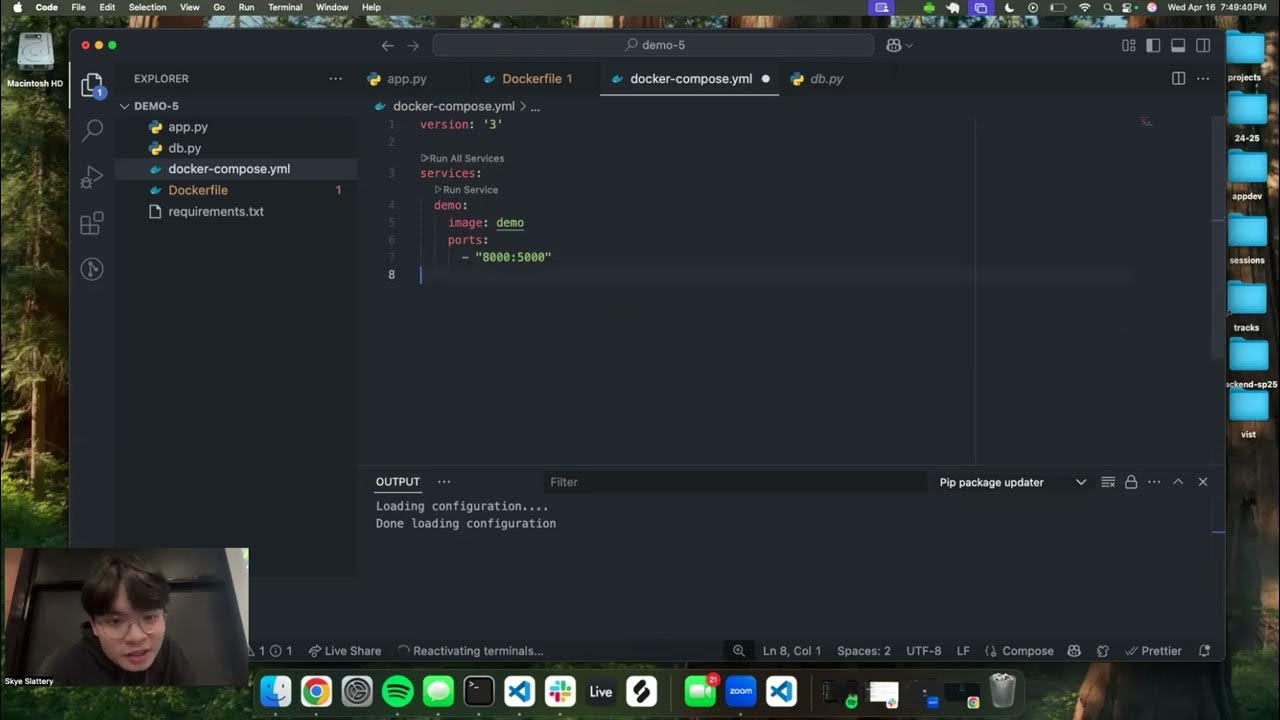 [SP25] Intro to Backend Development - Containerization Demo (Week 4) - YouTube