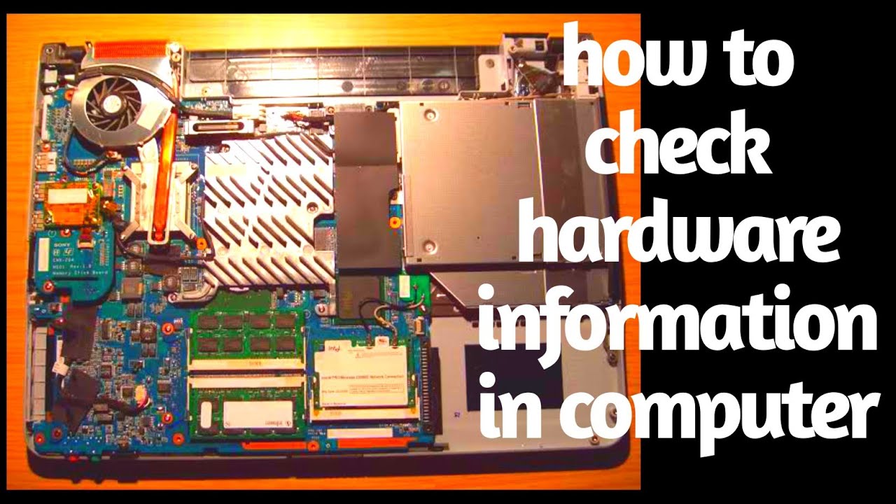 how to check hardware information in computer || new tech4u - YouTube