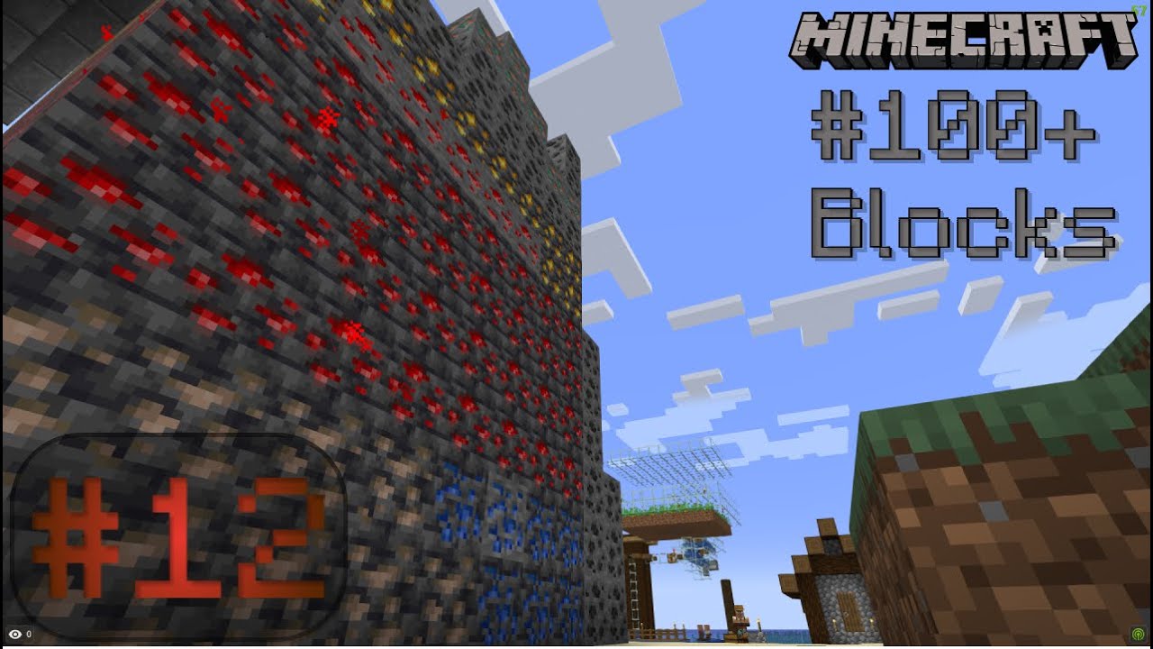 100 Blocks+ Mining In MINECRAFT 1.18 World - YouTube