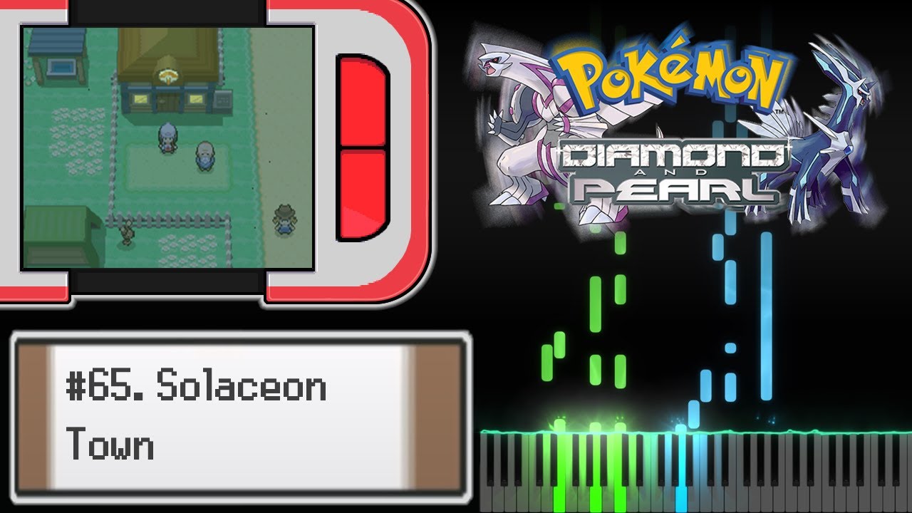 【Pokémon DPPt】 Solaceon Town (Piano Solo) - YouTube