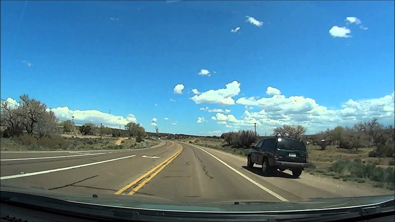 Navajo Drive-US 191-Chambers to Ganado, AZ timelapse drive - YouTube