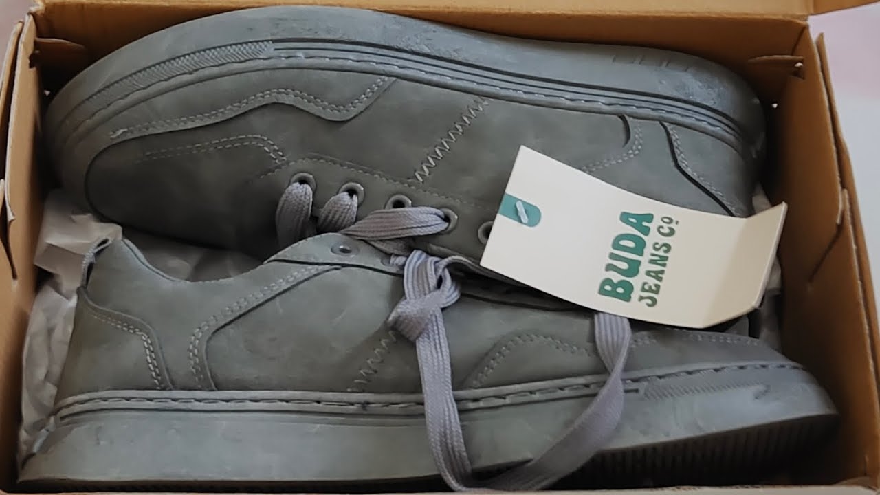Buda Jeans Co Sneakers Unboxing and Review - YouTube