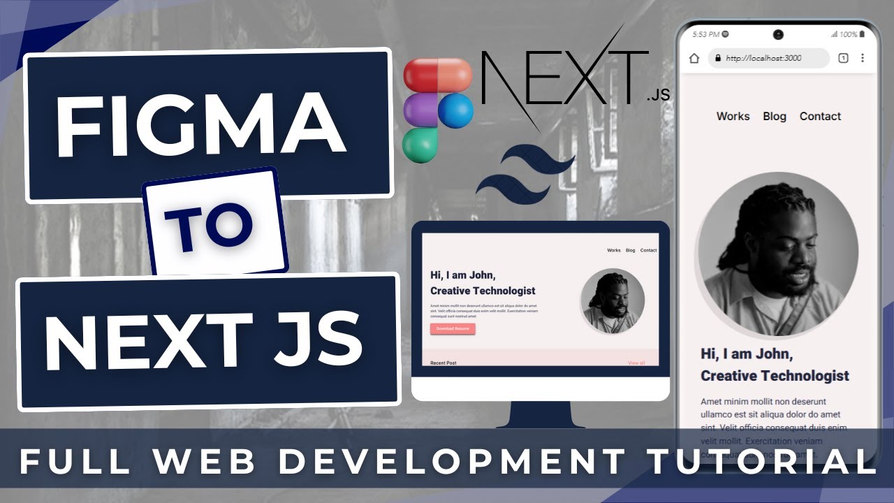 Complete guide: Converting figma designs to a website with next.js 15 - YouTube