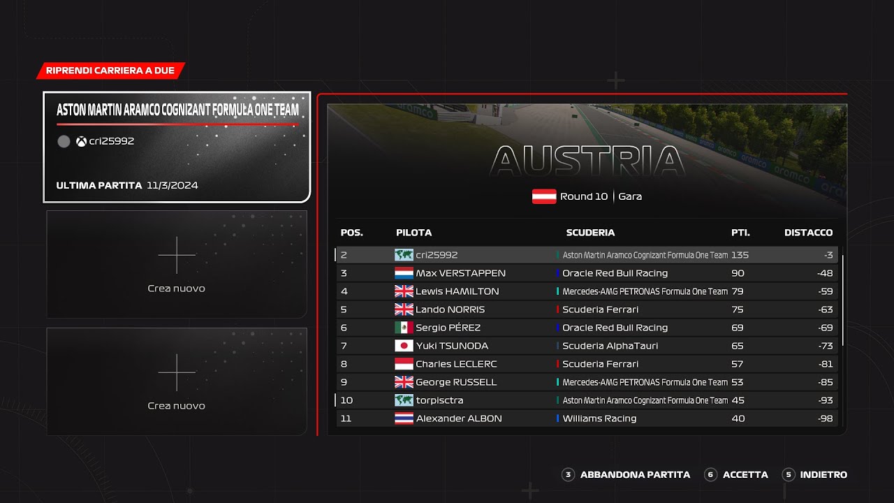 F123 - CARRIERA A DUE - S2x10 - Austria - YouTube