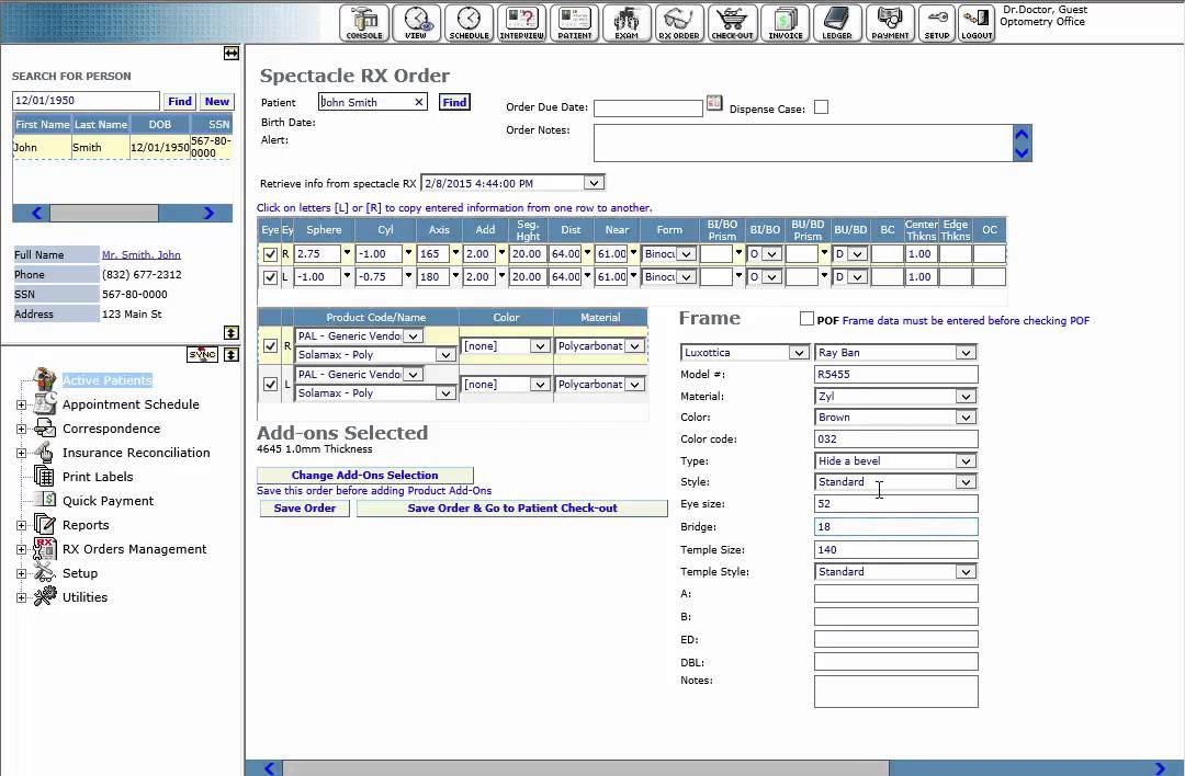 Spectacle Order Tutorial - YouTube