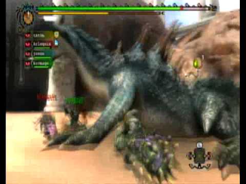 monster hunter 3 vs lagiacrus rathalos +51 arena - YouTube