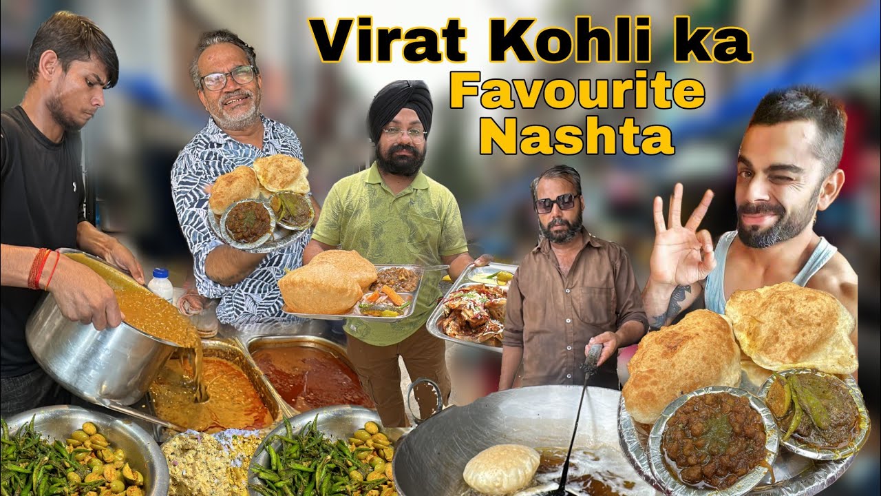 Virat Kohli Ke Favourite Chole Bhature In Rajouri Garden Delhi Street