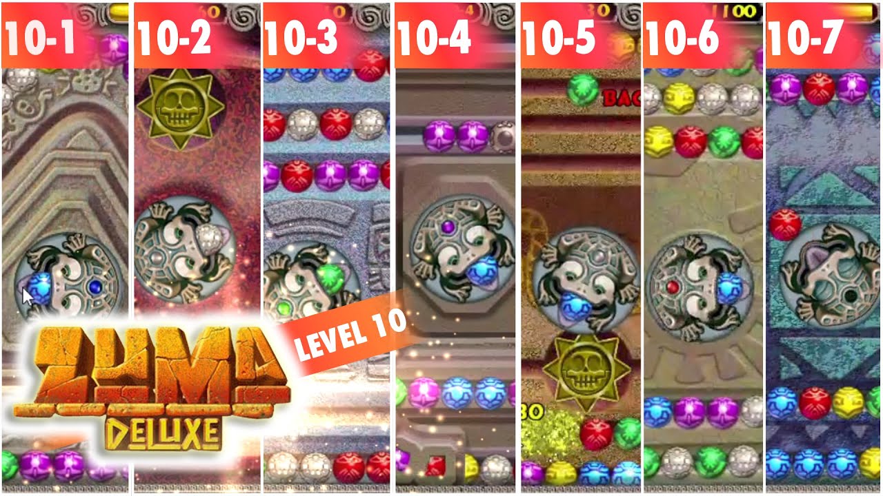 ZUMA DELUXE GAME 2023 | LEVEL 10 GAMEPLAY ALL LEVELS - YouTube