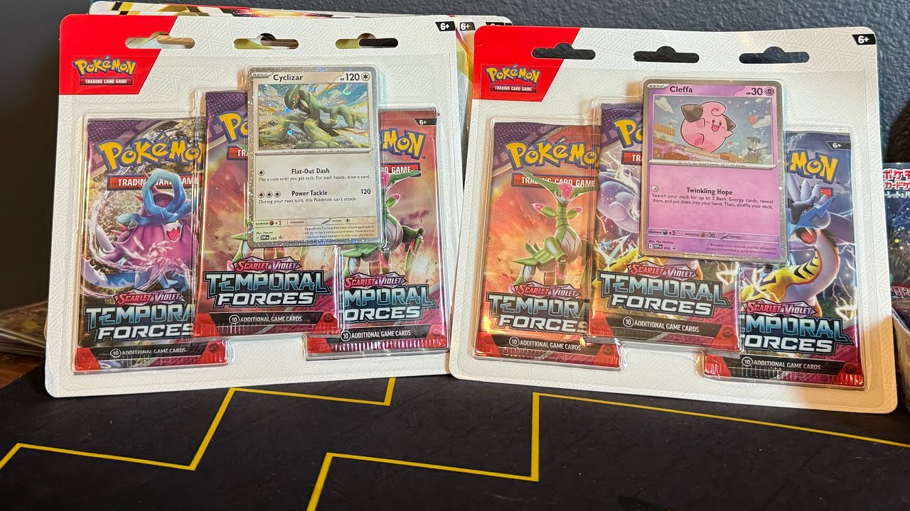 Opening Two Temporal Forces 3 Pack Blisters! - YouTube