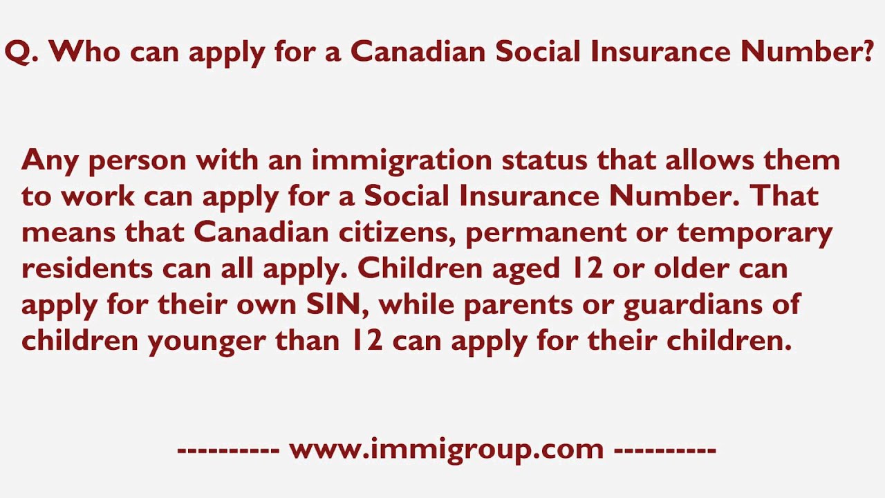 Who Can Apply For A Canadian Social Insurance Number YouTube who-can-apply-for-a-canadian-social-insurance-number-youtube