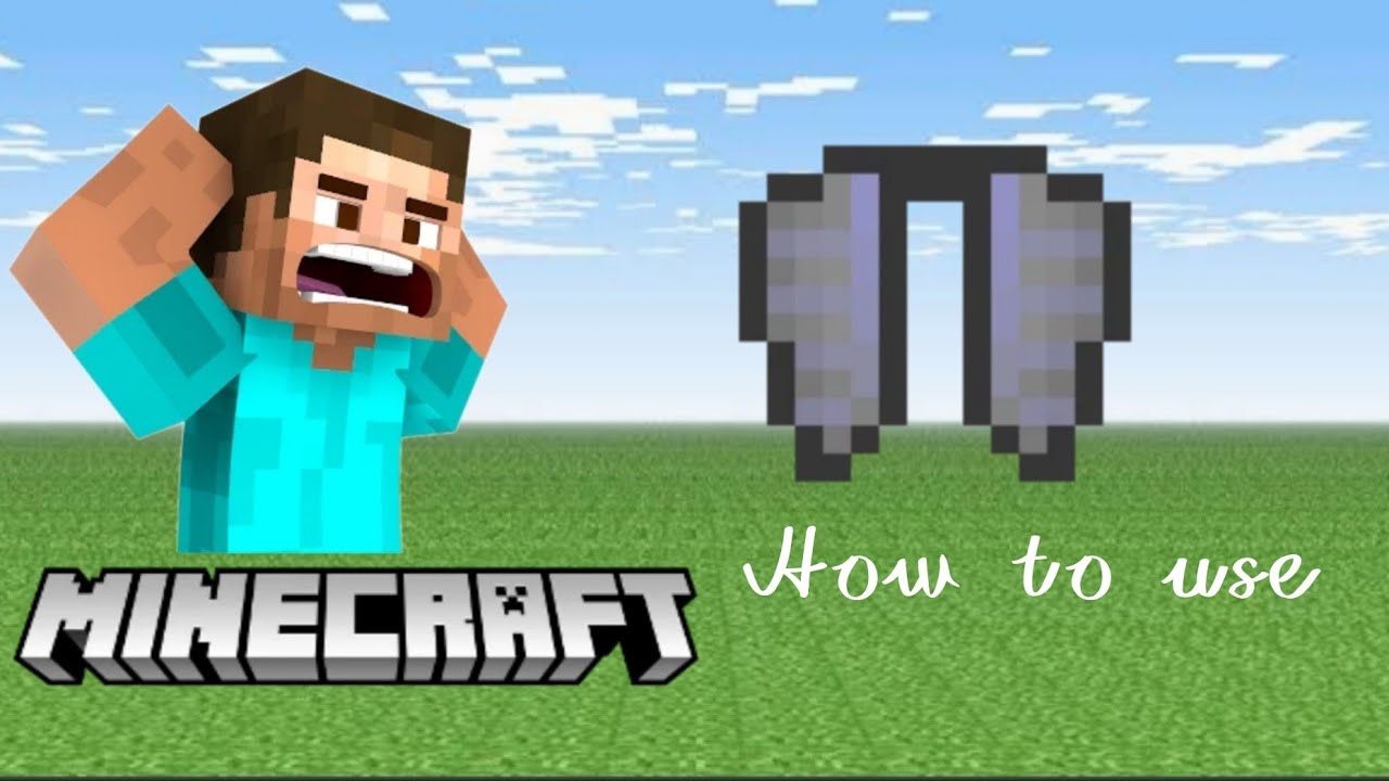 How to Fly Elytra in Minecraft - YouTube