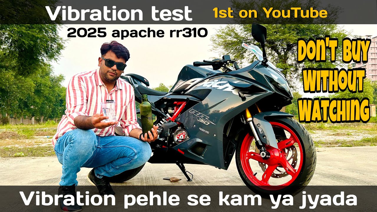 2025 Tvs Apache Rr310 With Winglets | New Apache Rr310 Vibration Test ...
