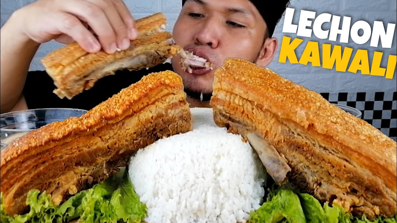 2KGS LECHON KAWALI MUKBANG | PUTOK BATOK | Mukbang Philippines - YouTube