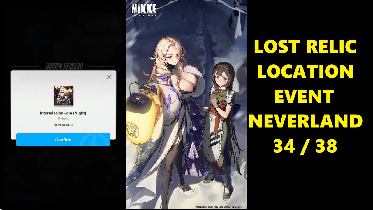 34/38 Lost Relics Location at Event Neverland | GODDESS OF VICTORY ...
