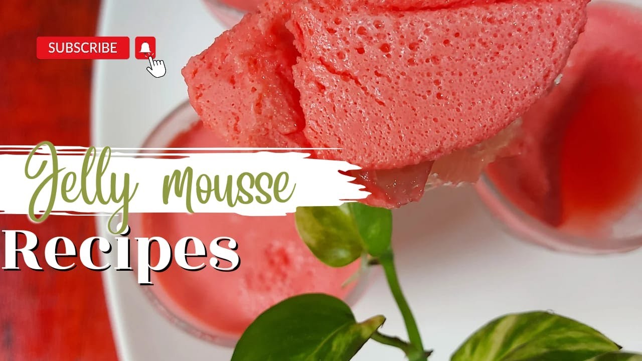 Jelly mousse Recipe in Tamil | 2 Ingredients Dessert Recipe | Jelly ...