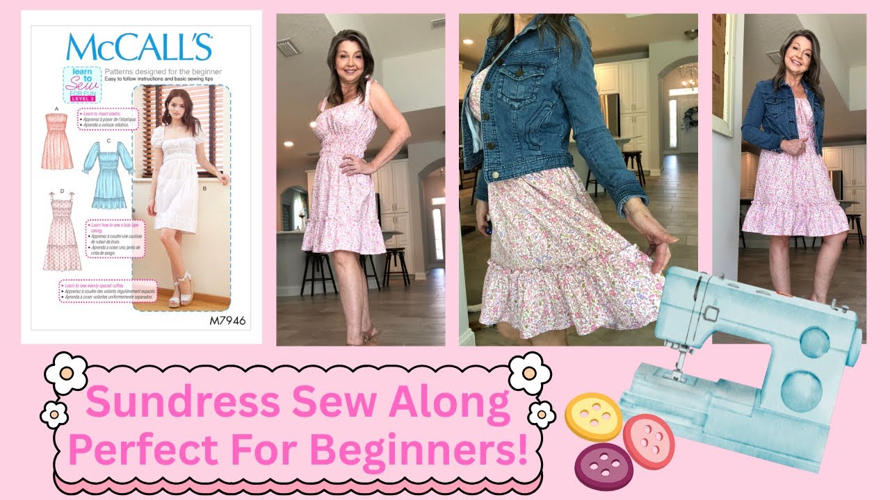 The Sundress Sew Along: Episode One | Step by Step Tutorial for McCalls ...