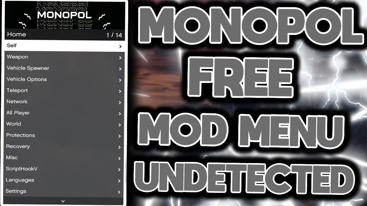 TUTORIAL GTA 5 Online 1.54 Monopol Mod Menu | GTA 5 Mod Menu | Download ...