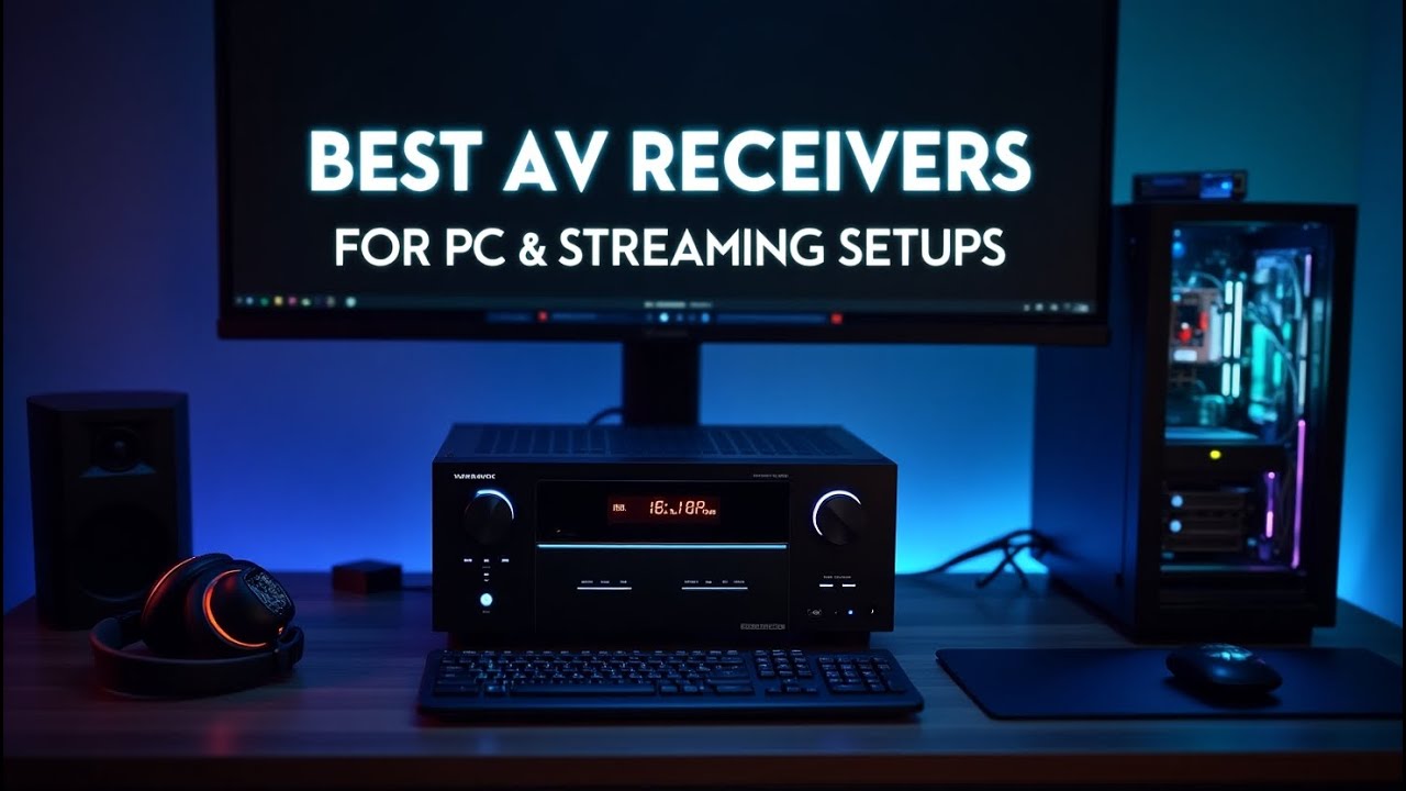 Best AV Receivers for PC & Streaming Setups – Zero Lag, Hi Res Audio ...