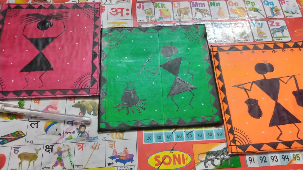 Warli painting for beginners..... - YouTube
