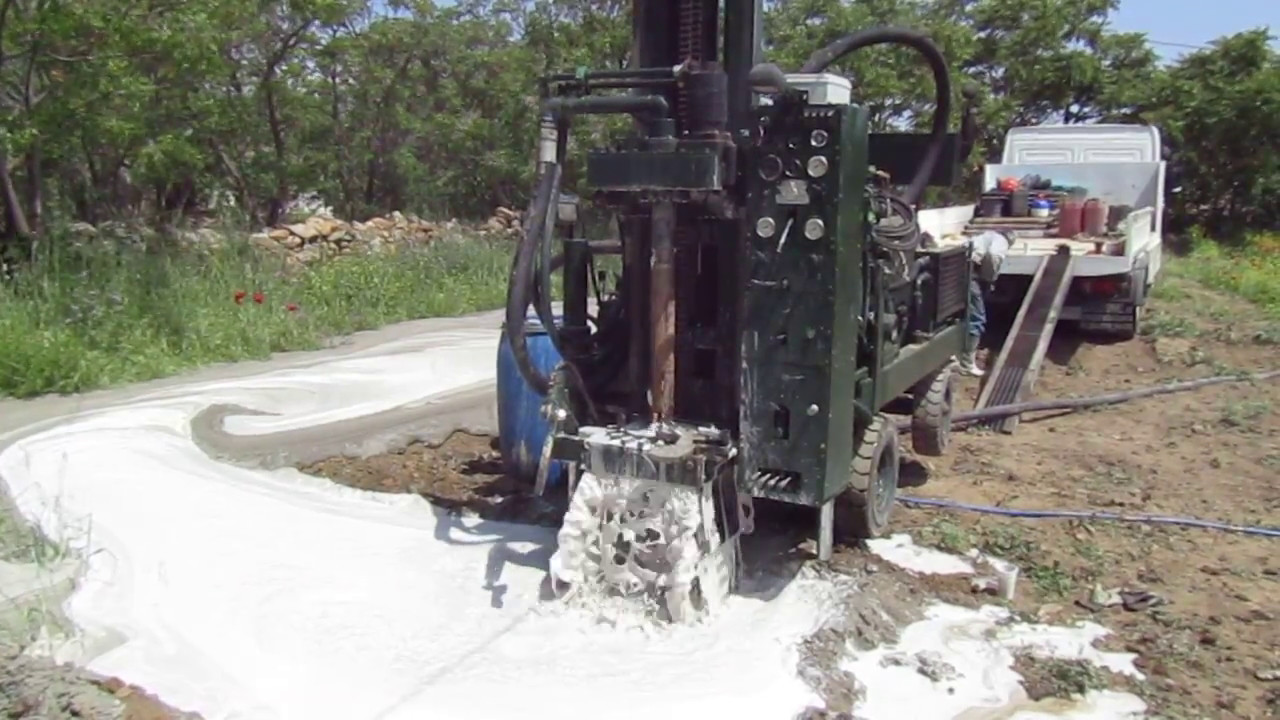 Γεωτρησεις Νερου Πουλος 6977174534 (Γεωτρηση στην Λήμνο) - YouTube