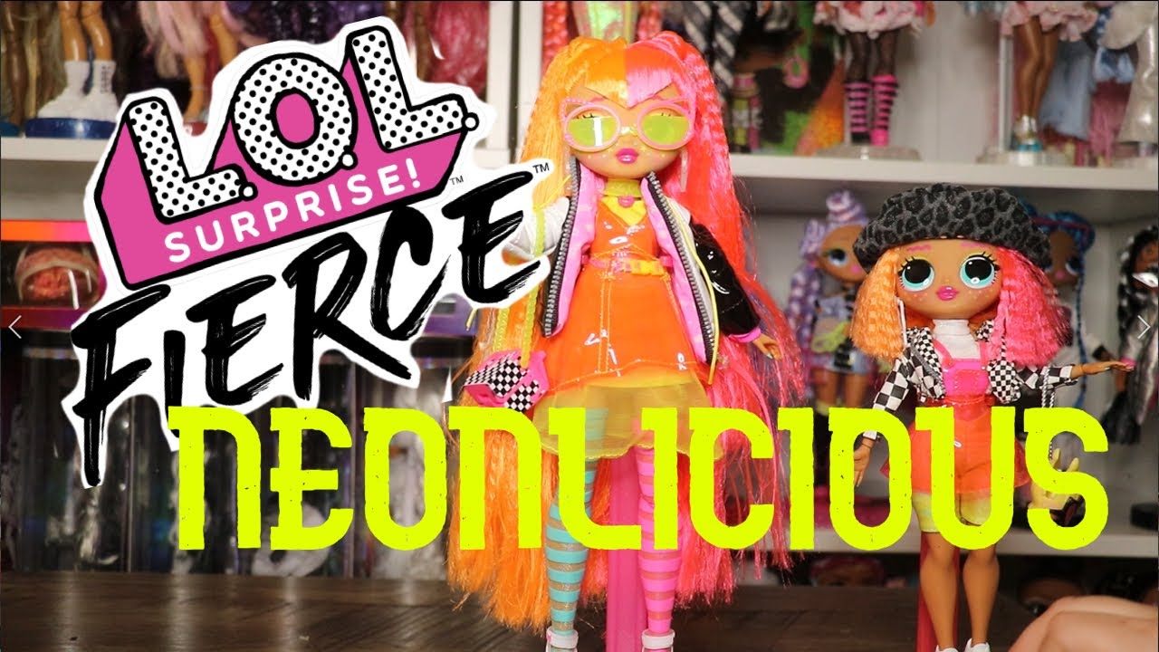 L.O.L. OMG FIERCE: NEONLICIOUS Unboxing + Review - YouTube