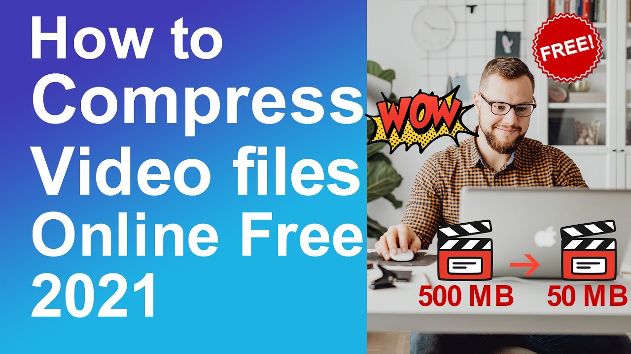 How to Compress a video file online 2021 - YouTube