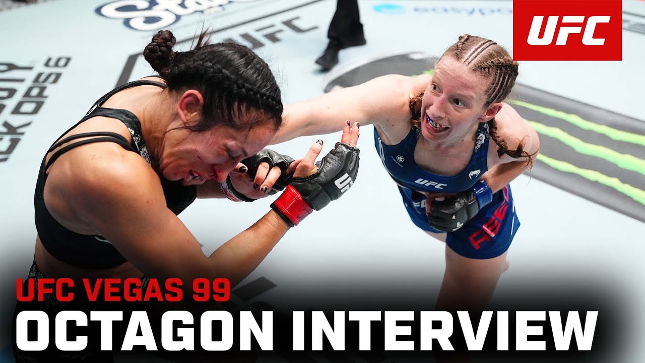 Elise Reed Octagon Interview | UFC Vegas 99 - YouTube