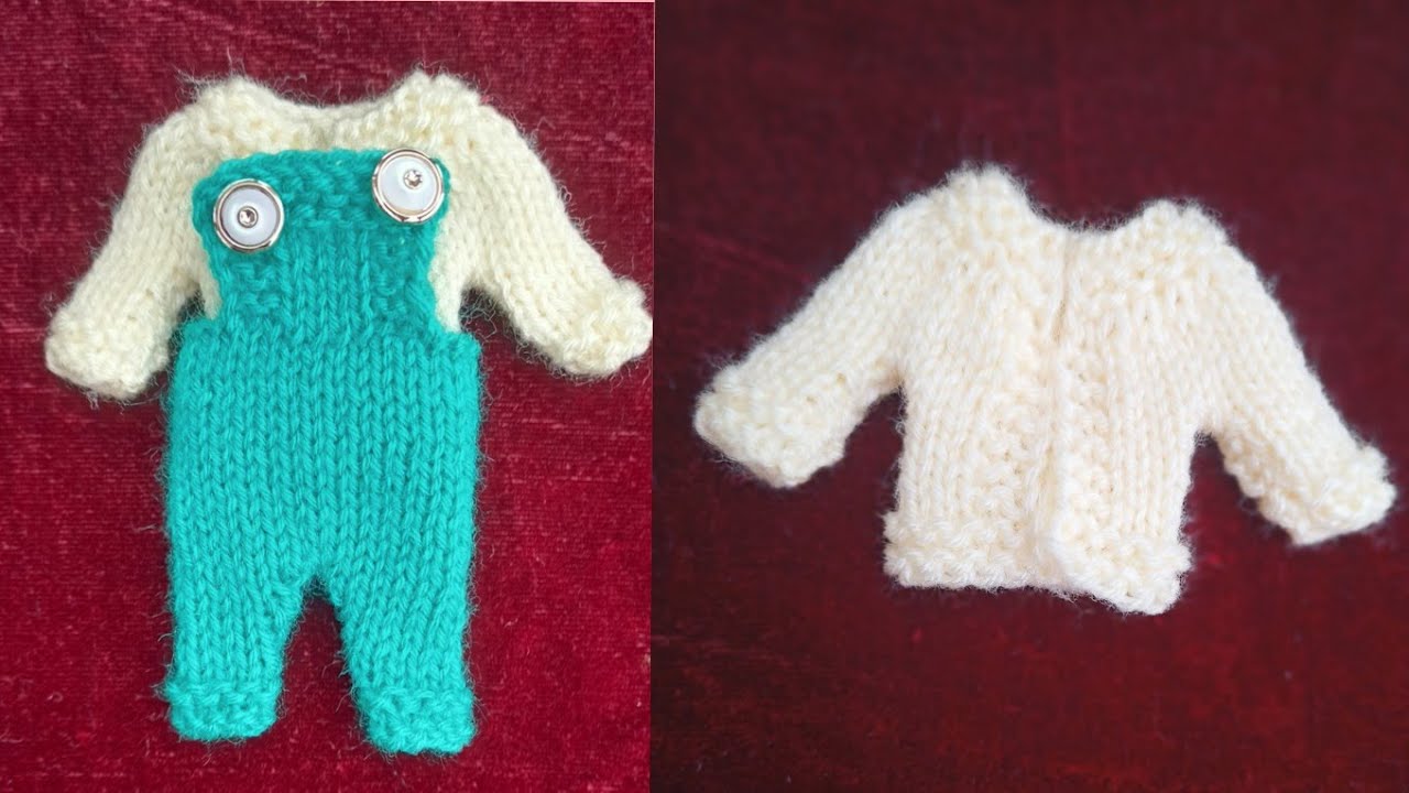 सलाई से बनाएं 3,4no.लड्डू गोपाल के लिए वूलन jumpsuit dress New design# ...