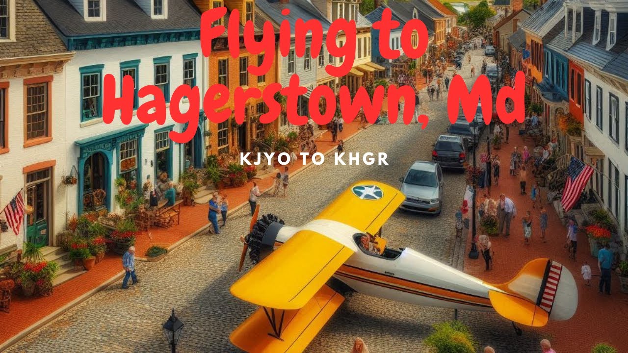 🛫 From Leesburg to Hagerstown Live Cessna 172 Adventure🌄 KJYO KHGR ...