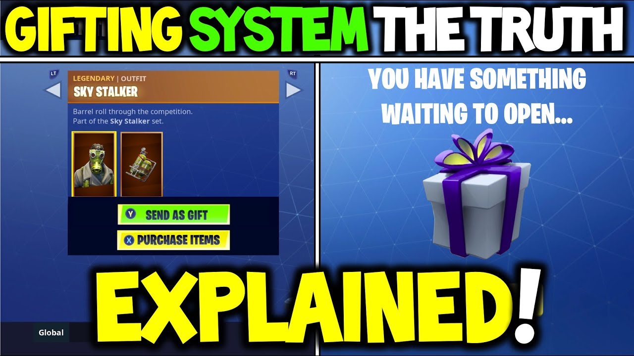 How To Gift SKINS & Back Bling! "THE TRUTH" Behind The Gifting System ...