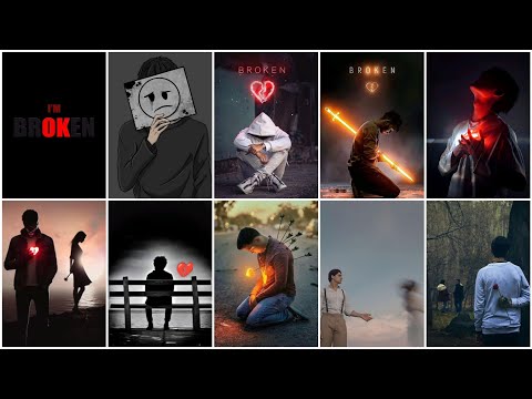 💔Heart Break Dp Photos For Boys | Broken Heart Dp For Boys | Boys Breakup Images, Photo, Pics