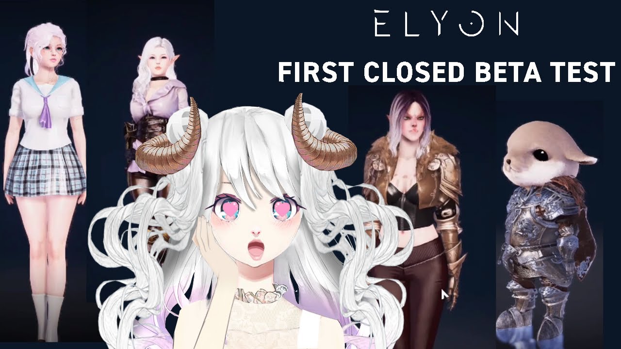 Female Character Customization Elyon | First Closed Beta Test - YouTube