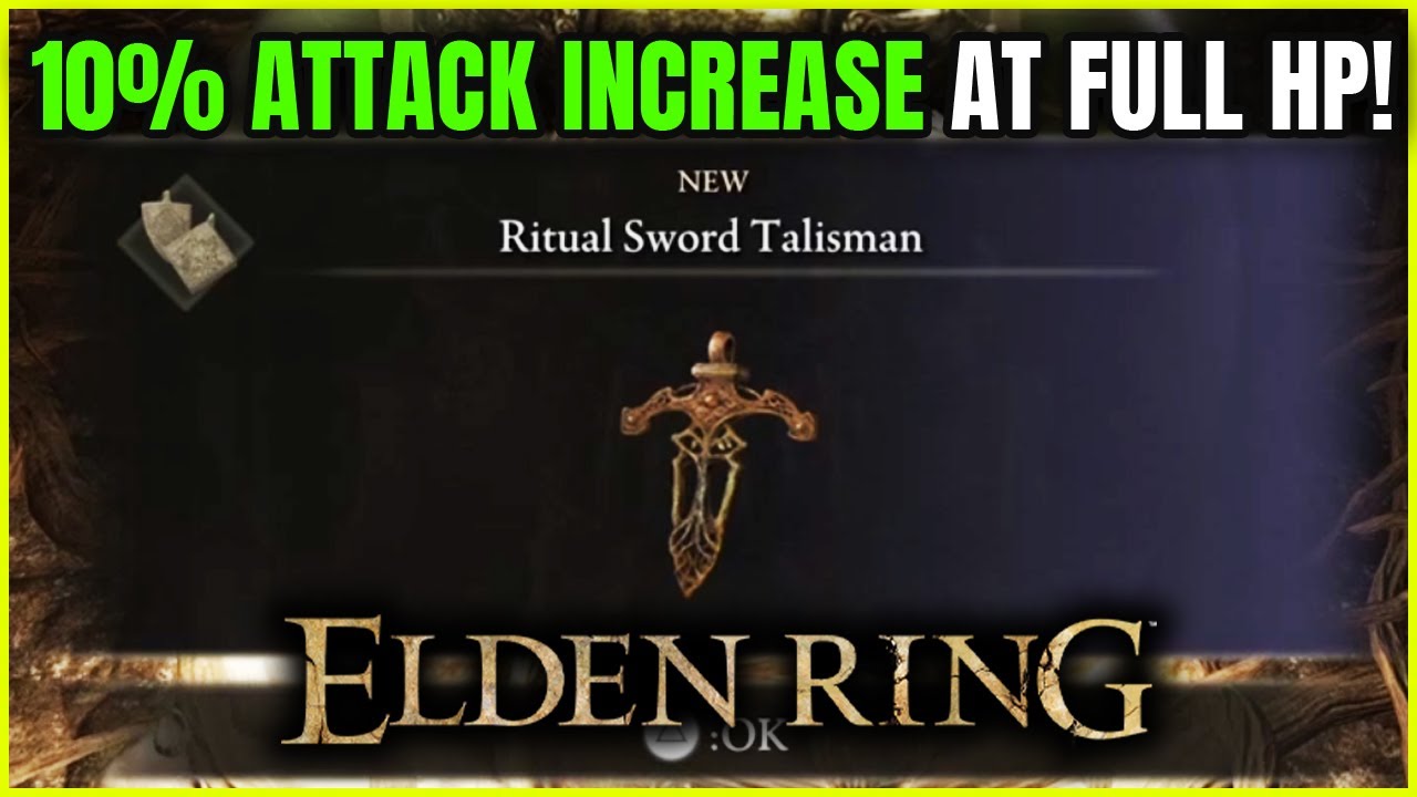 Elden Ring - Where to get Ritual Sword Talisman (Location Guide) - YouTube