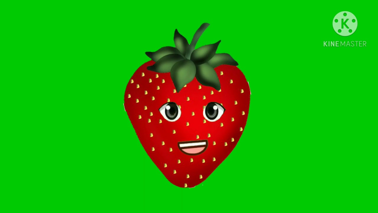 green screen strawberry berbicara - YouTube
