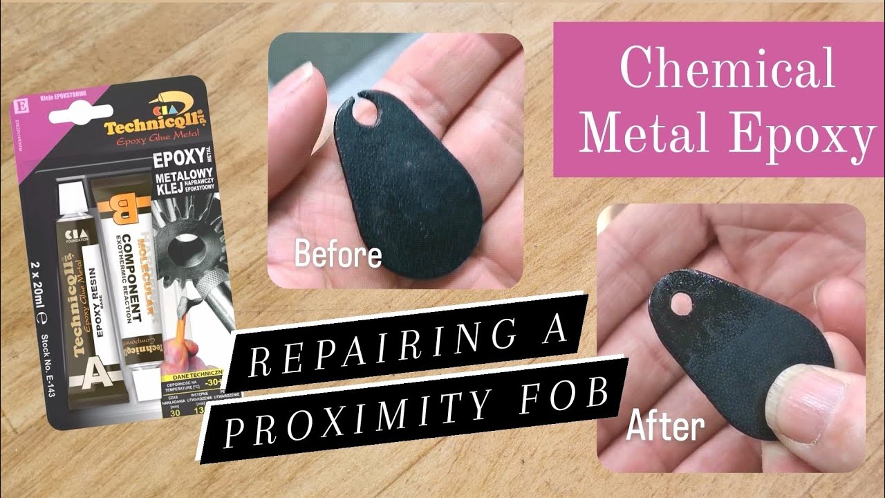 How to Repair a Key Fob - Using Chemical Metal or Liquid Epoxy ...