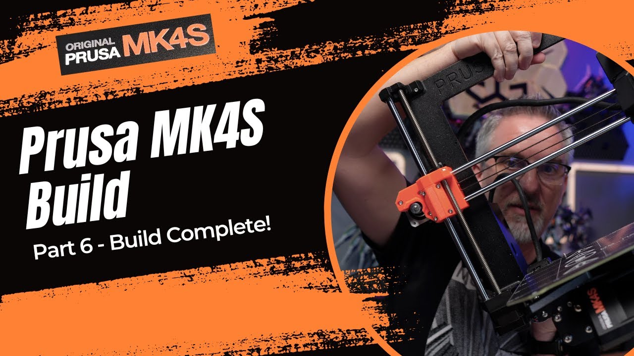 Prusa MK4S Build - Heated Bed, Y Axis, and It's Done! - YouTube