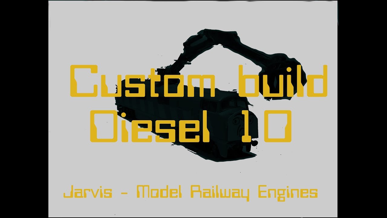 Model railway engines - making a Hornby HO/OO Diesel 10 (villain of ...