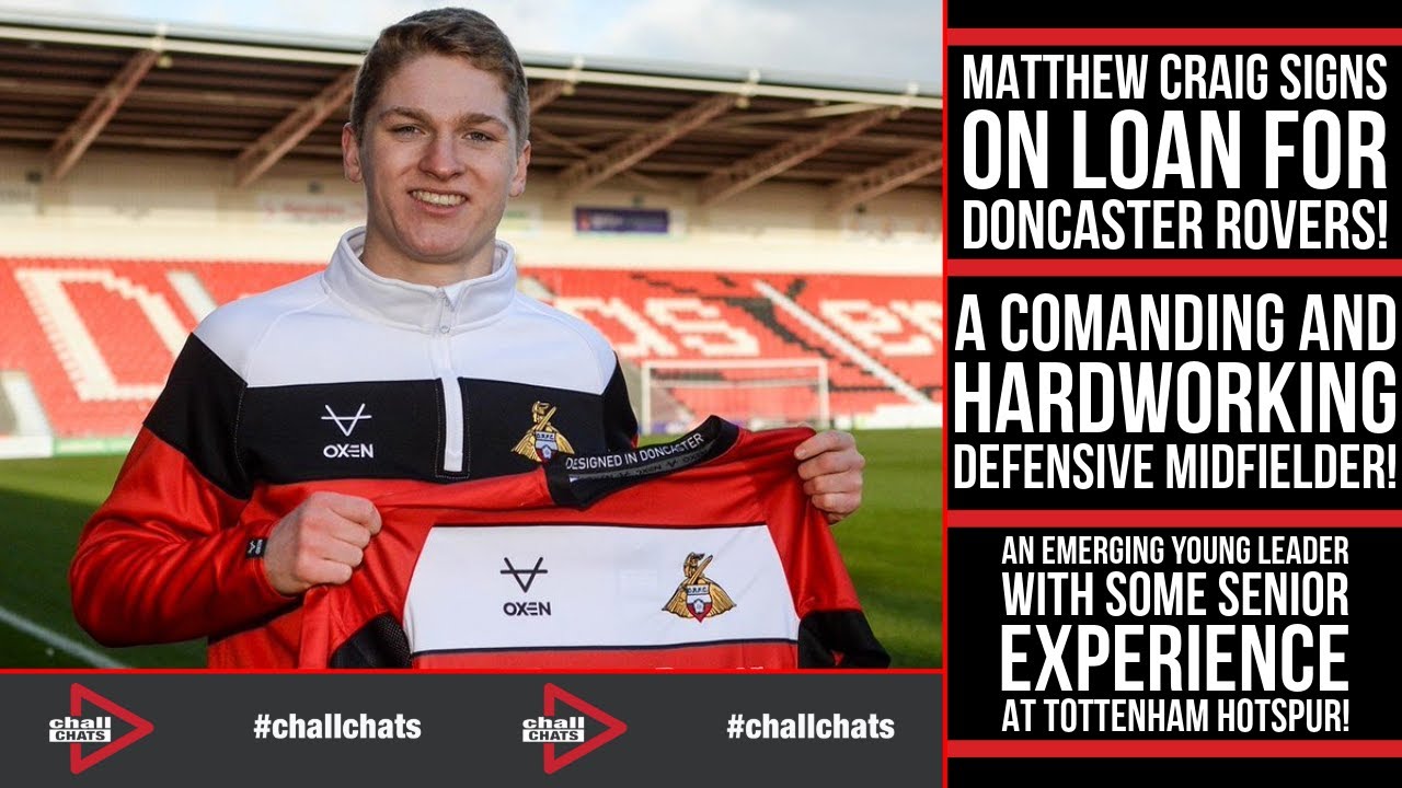 Doncaster Rovers Have Signed Defensive Midfielder Matthew Craig On Loan ...