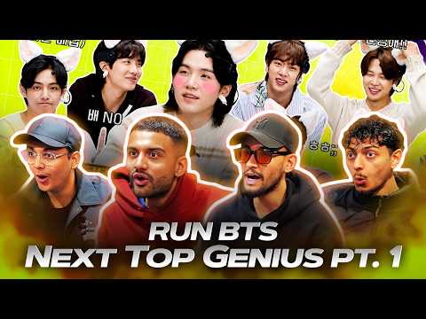 OUR FIRST TIME WATCHING RUN BTS! Special Episode - Next Top Genius Part 1