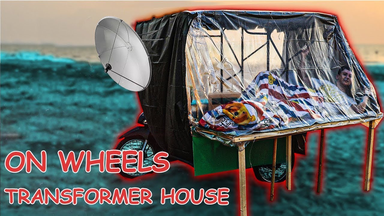 TRANSFORMER HOUSE ON WHEELS - DIY - YouTube