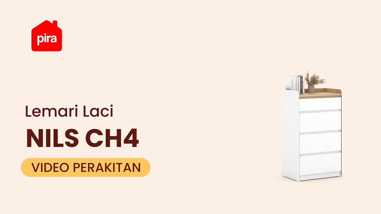 Tutorial Perakitan PIRA METROPOLIS - NILS CH4 Lemari laci 4 Susun - YouTube